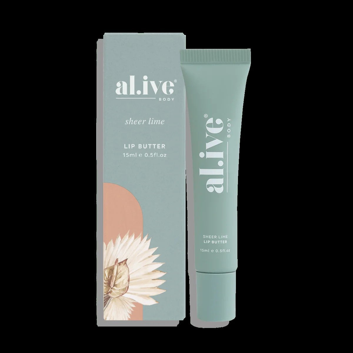 Alive lip butter - sheer lime 15ml tube | Design Inn